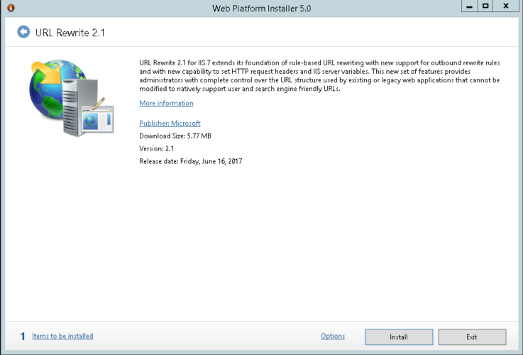 Windows Enabling Url Rewrite In Iis Hostens Knowledgebase