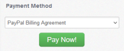 PayPal Billing Agreement